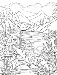 Color Craftables | Coloring Pages | Nature - Water Bodies - Iceberg
