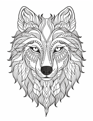Color Craftables | Coloring Pages | Animal - Wild - Wolves