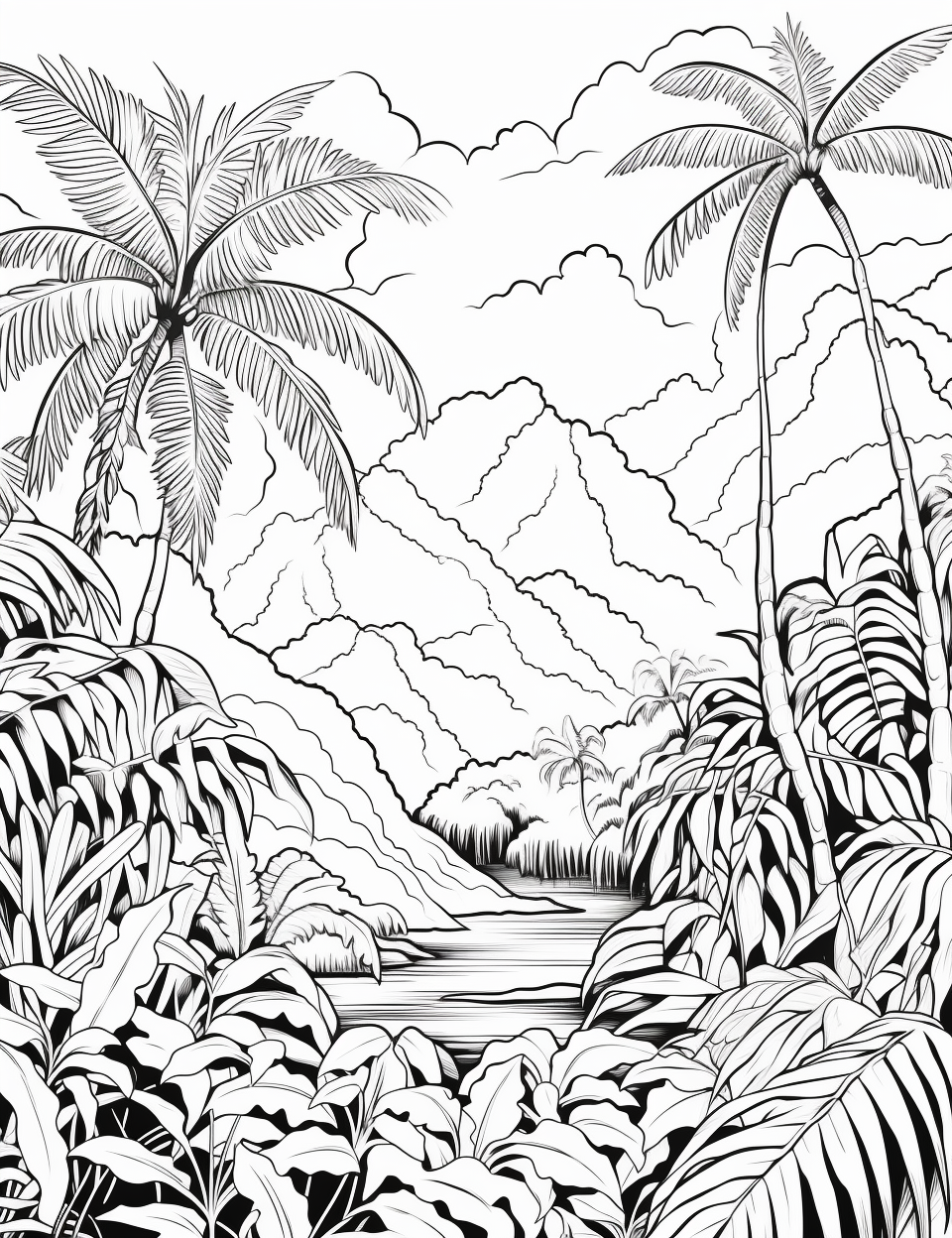 Color Craftables | Coloring Pages | Nature - Landscapes