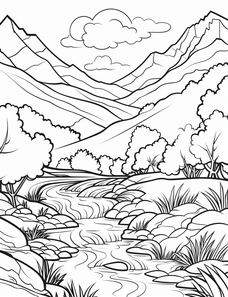 Color Craftables | Coloring Pages | Nature - Landscapes