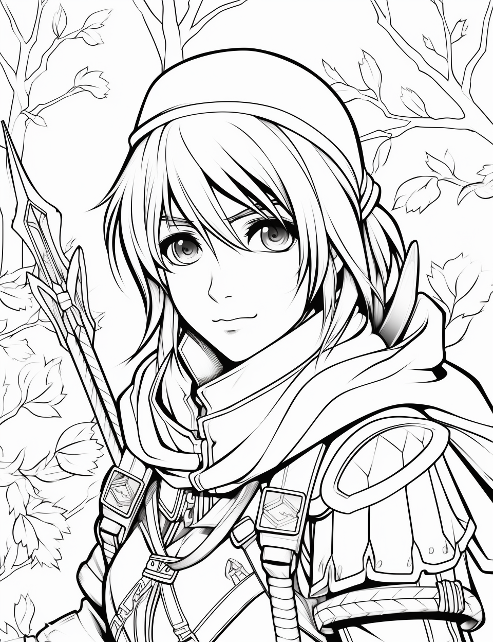 Color Craftables | Coloring Pages | Anime & Manga - Adventure - Quests