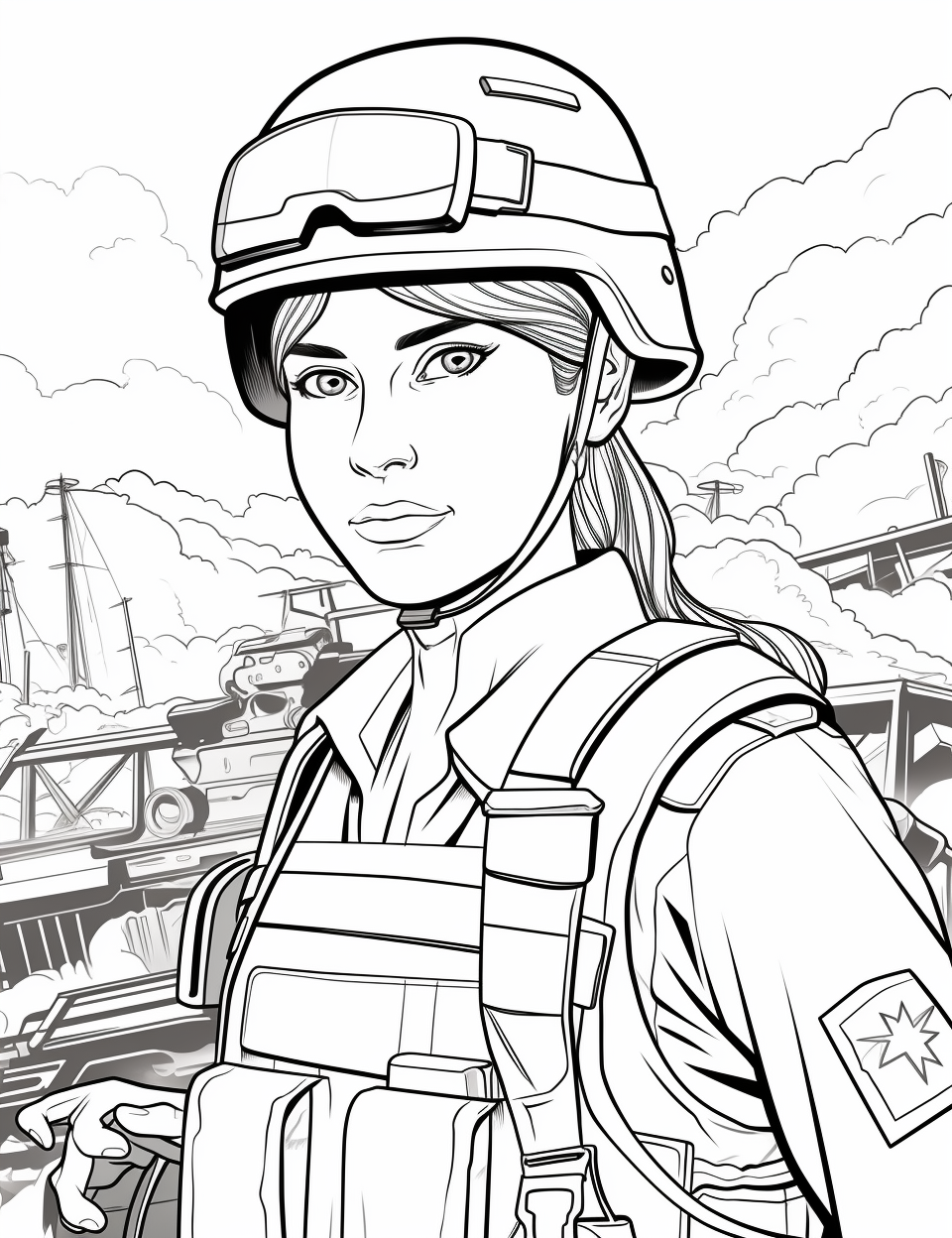 Color Craftables | Coloring Pages | Military & War - Weapons