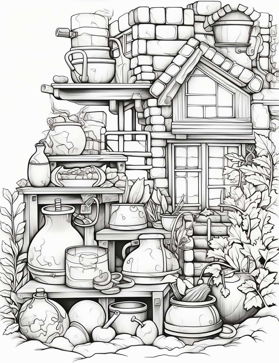 Color Craftables | Coloring Pages | Objects - Toys - Building Blocks