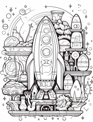 Color Craftables | Coloring Pages | Objects - Toys - Building Blocks