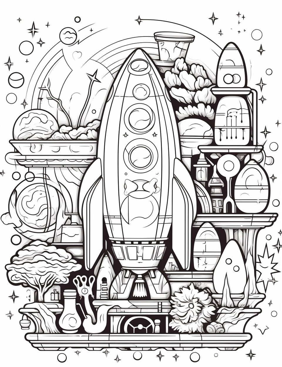 Color Craftables | Coloring Pages | Objects - Toys - Building Blocks