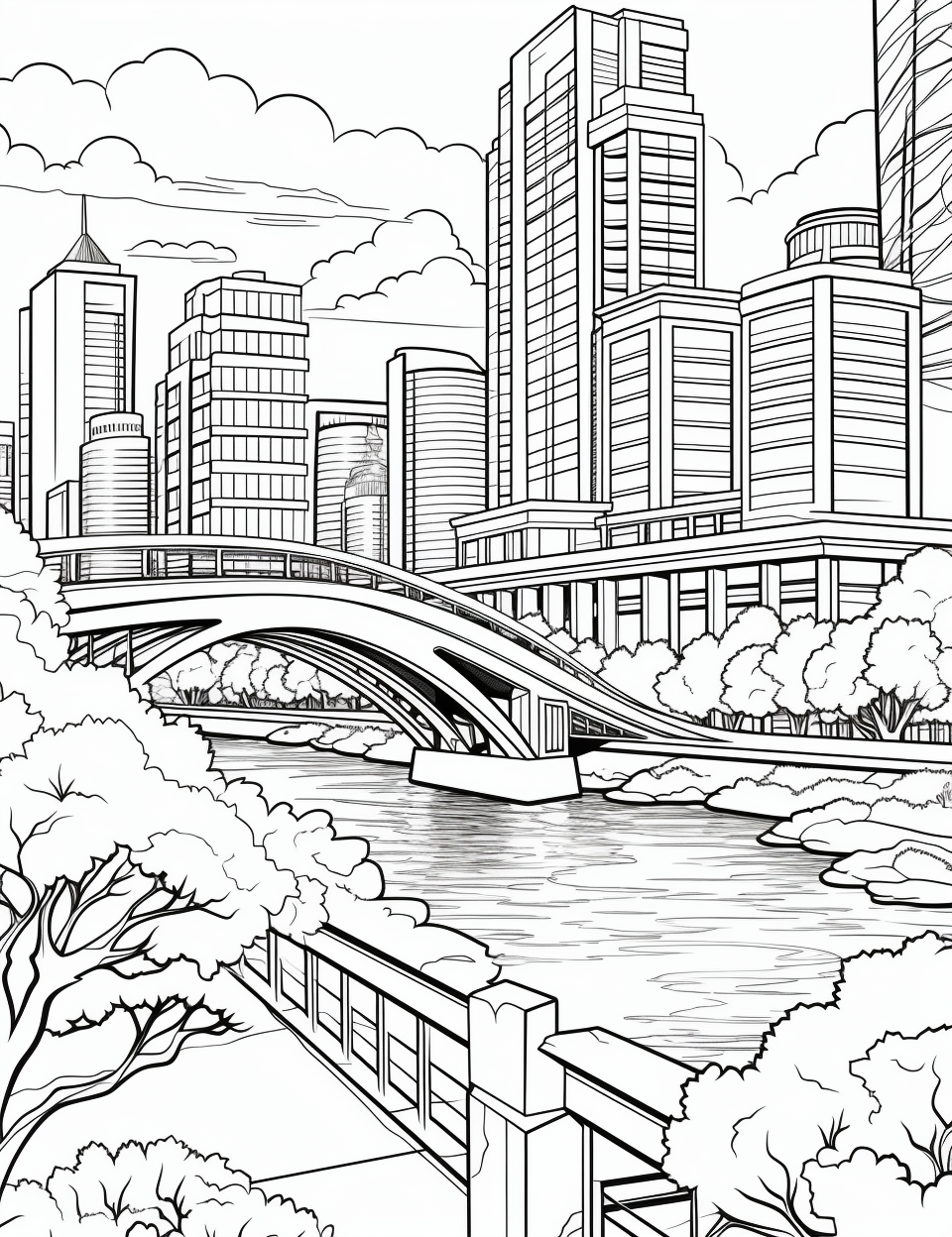 Color Craftables | Coloring Pages | Buildings & Architecture - Modern ...