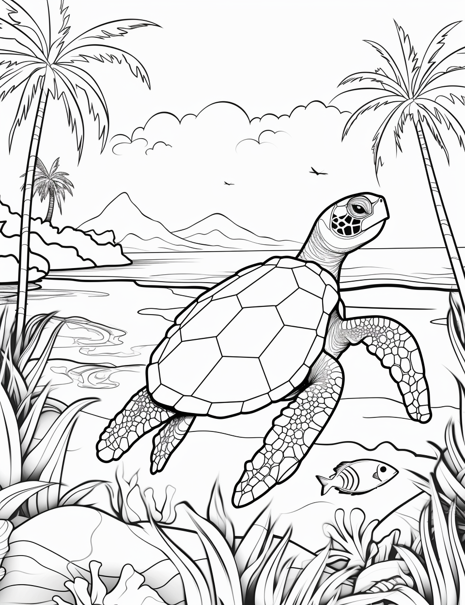 Color Craftables | Coloring Pages | Animal - Aquatic