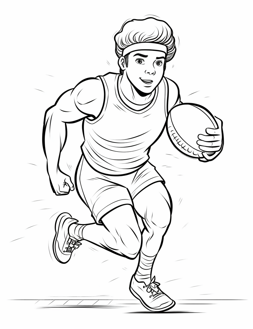 Color Craftables | Coloring Pages | Sports & Athletics - Team Sports
