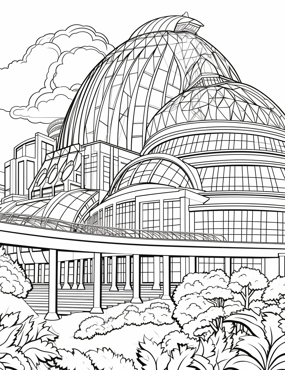 Color Craftables | Coloring Pages | Buildings & Architecture - Modern ...