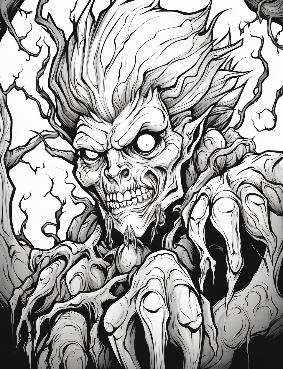 Color Craftables | Coloring Pages | Horror & Gothic - Monsters