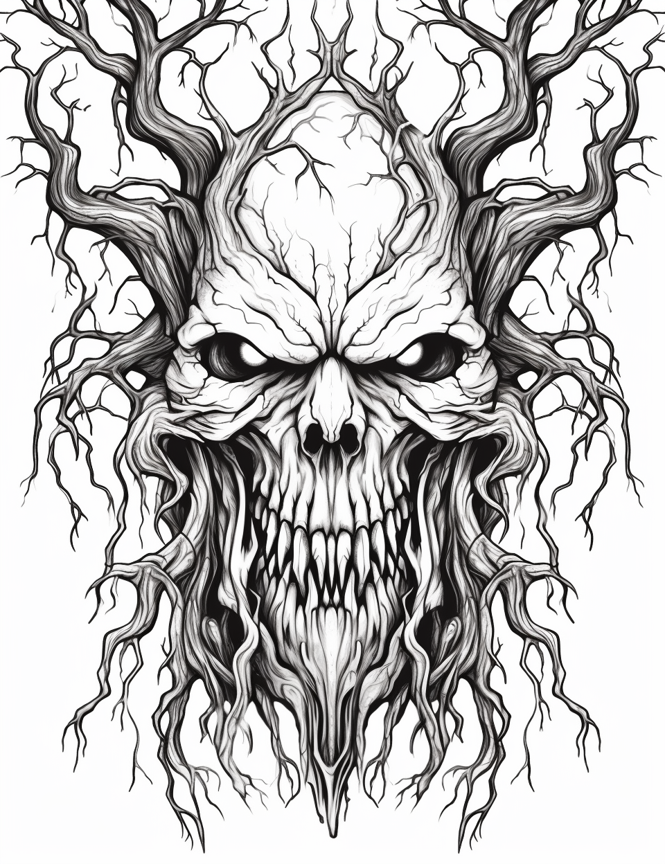 Color Craftables | Coloring Pages | Horror & Gothic - Dark Fantasy