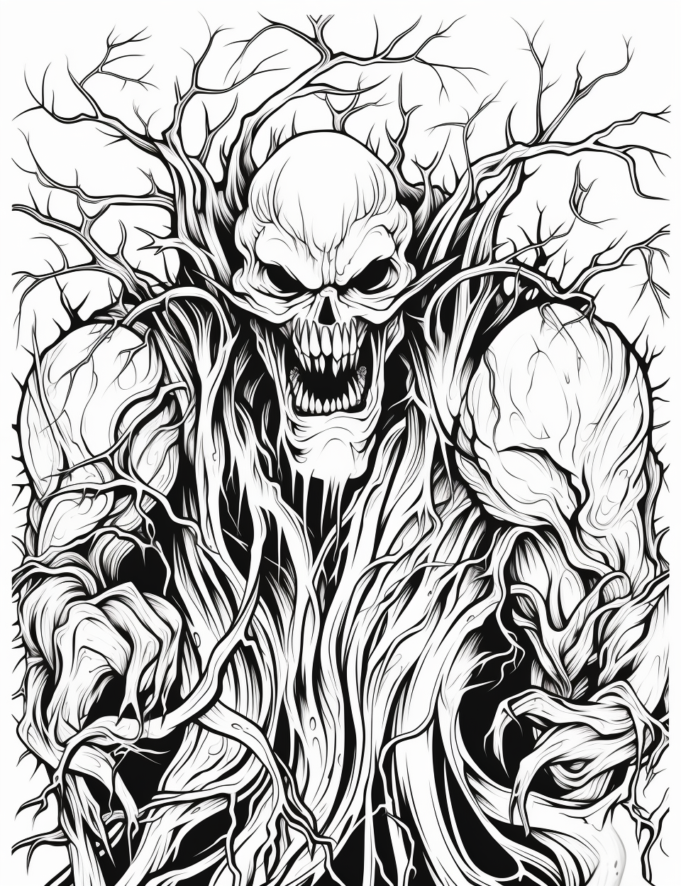 Color Craftables | Coloring Pages | Horror & Gothic - Dark Fantasy