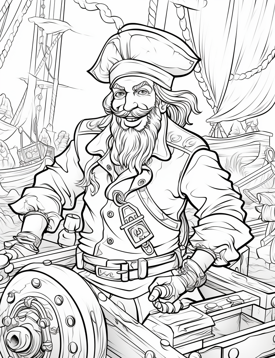 Color Craftables | Coloring Pages | Pirates & Treasure - Pirate Life ...