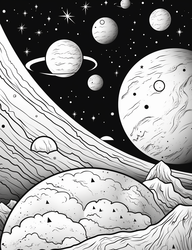 Color Craftables | Coloring Pages | Nature - Celestial Bodies - Nebulae