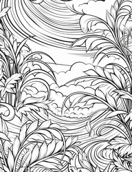 Color Craftables | Coloring Pages | Nature - Weather Phenomena - Hurricanes