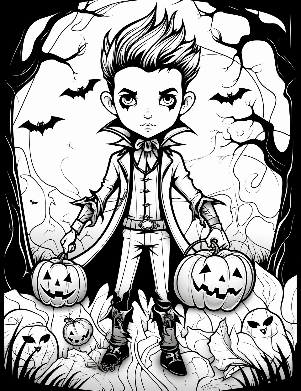 Color Craftables | Coloring Pages | Holiday - Halloween - Vampires
