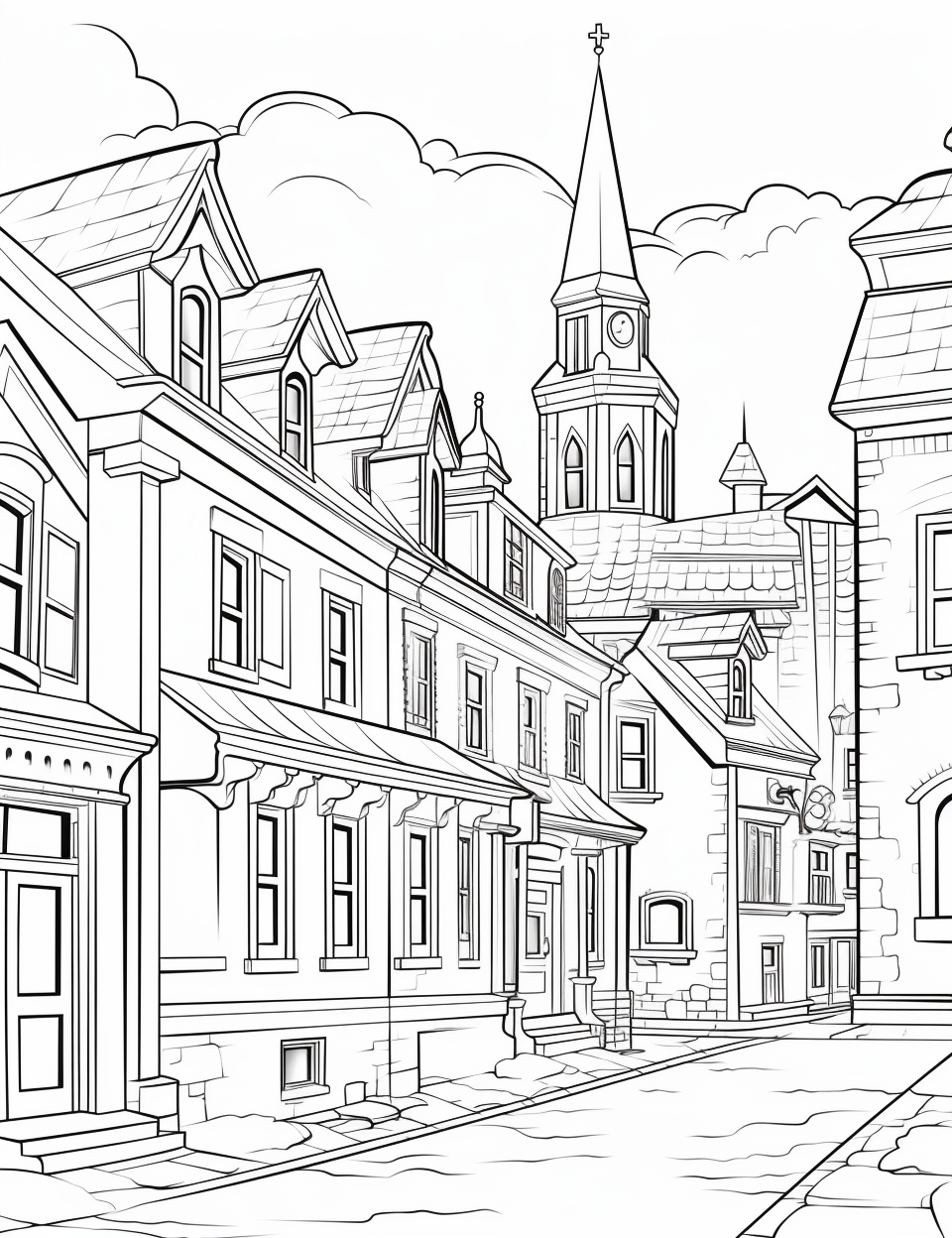 Color Craftables | Coloring Pages | Buildings & Architecture ...