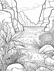 Color Craftables | Coloring Pages | Nature - Water Bodies - Iceberg