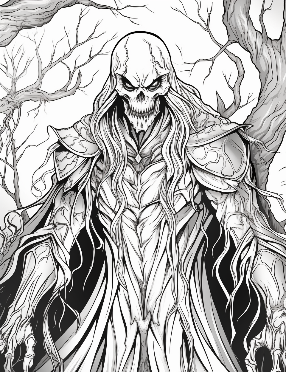 Color Craftables | Coloring Pages | Horror & Gothic - Dark Fantasy