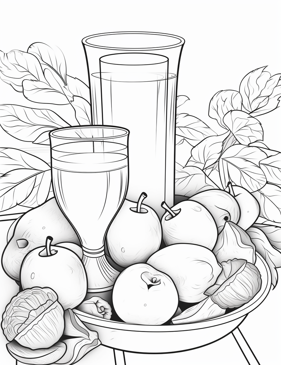 Color Craftables | Coloring Pages | Food & Beverage - Drinks - Juice