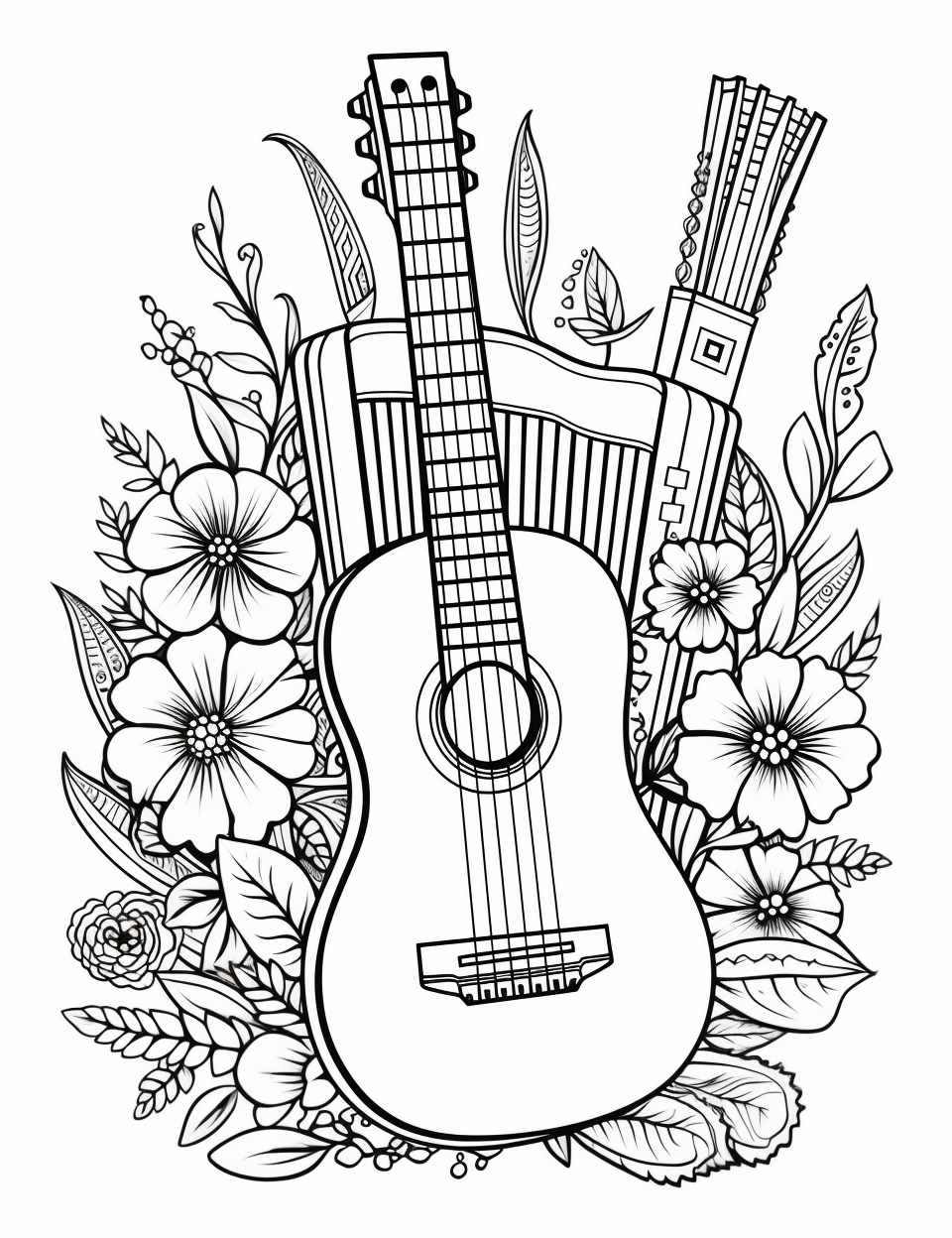 Color Craftables | Coloring Pages | Objects - Musical Instruments