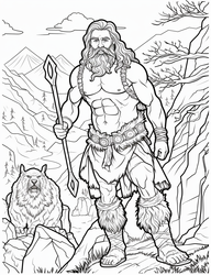 Color Craftables | Coloring Pages | Prehistoric & Cavemen - Cavemen ...