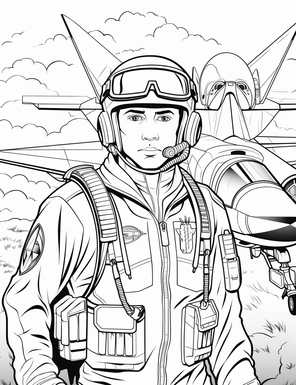 Color Craftables | Coloring Pages | Military & War - Strategies - Air ...