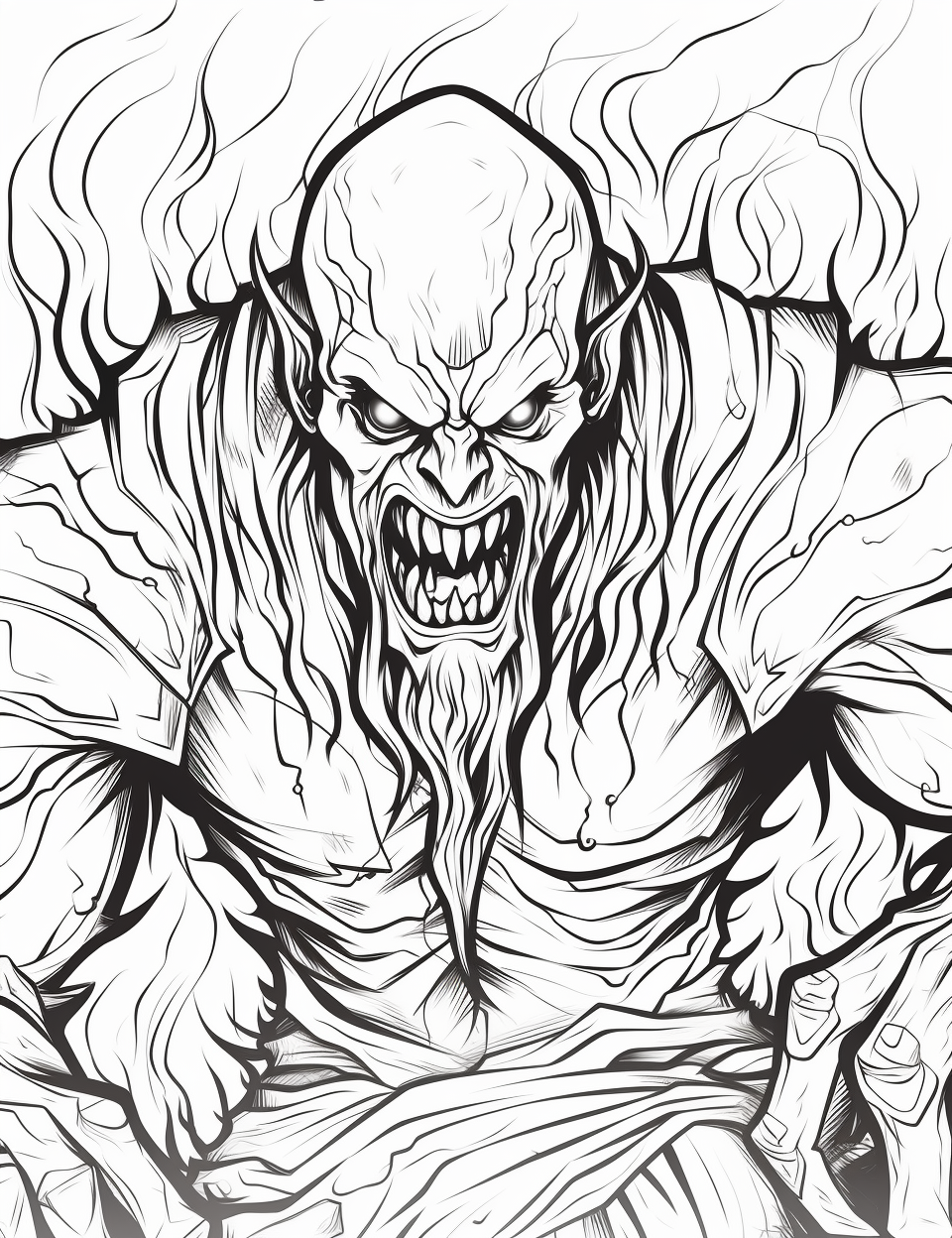 Color Craftables | Coloring Pages | Horror & Gothic - Monsters - Demons