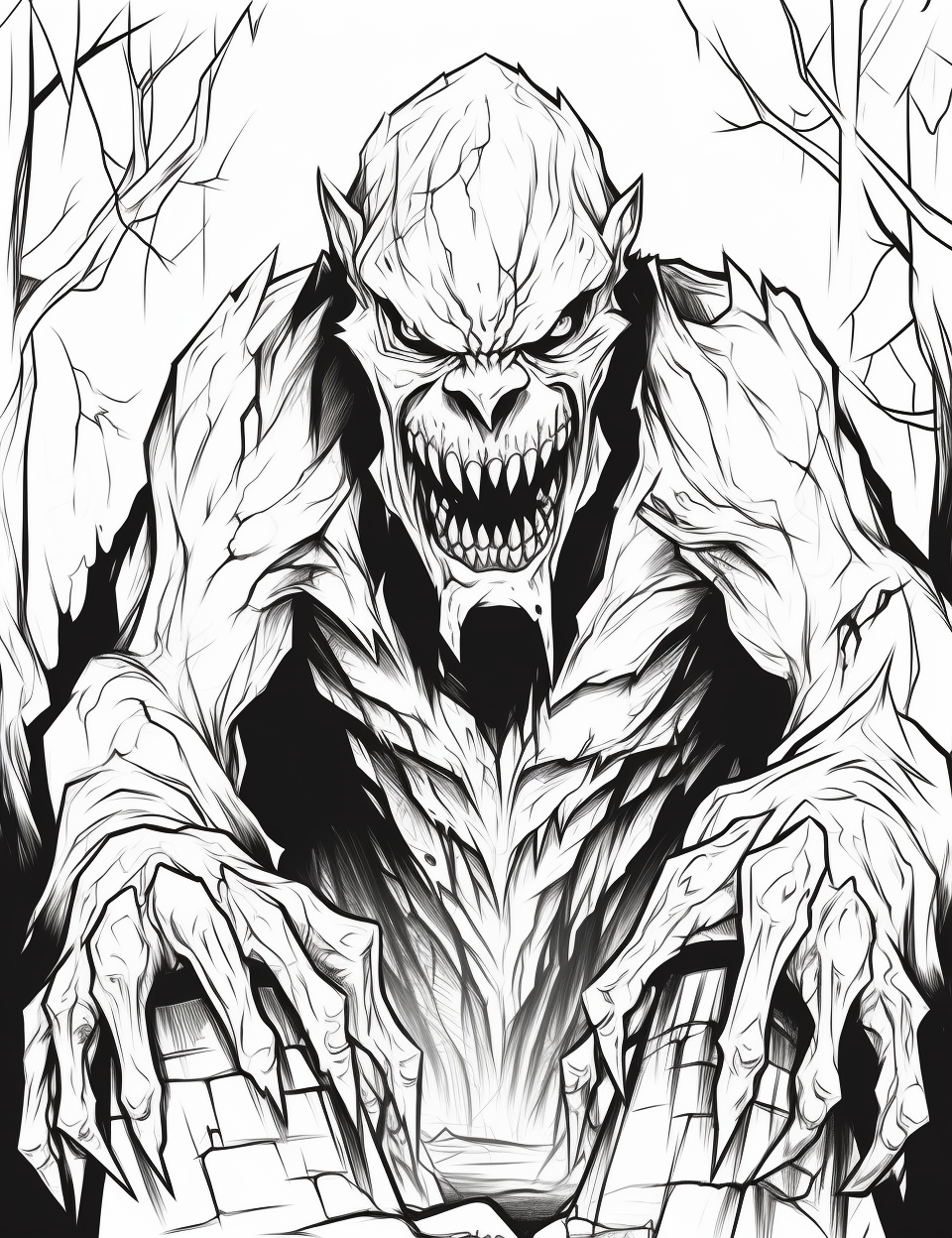 Color Craftables | Coloring Pages | Horror & Gothic - Monsters - Demons