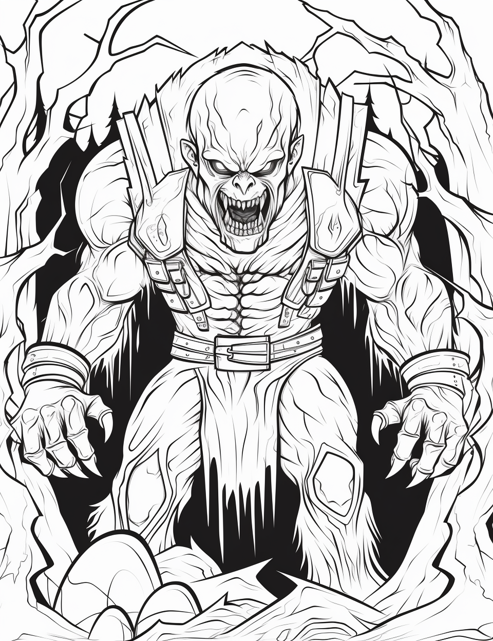 Color Craftables | Coloring Pages | Horror & Gothic - Monsters - Demons