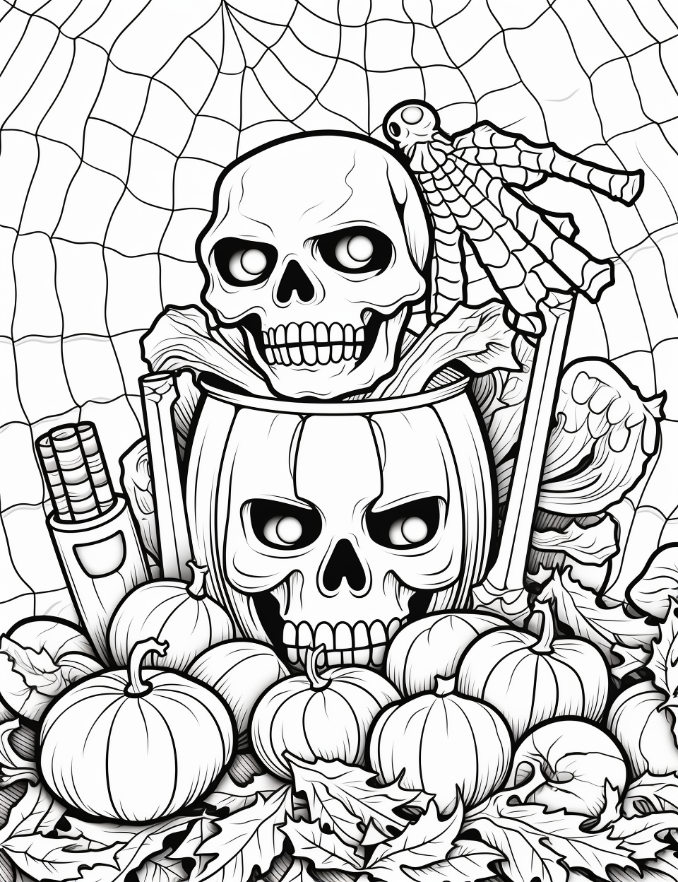 Color Craftables | Coloring Pages | Holiday - Halloween - Candy Corn