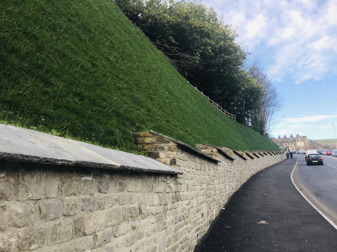 3 tier retaining wall built with Flex MSE for Private Home