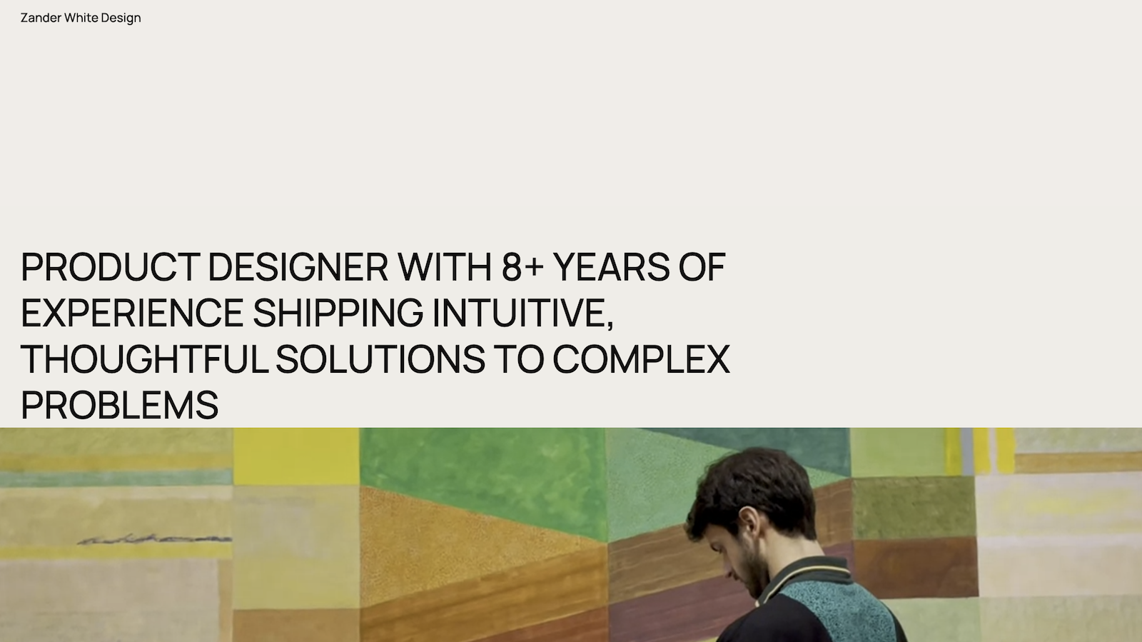 Zander White - Product Design - Home