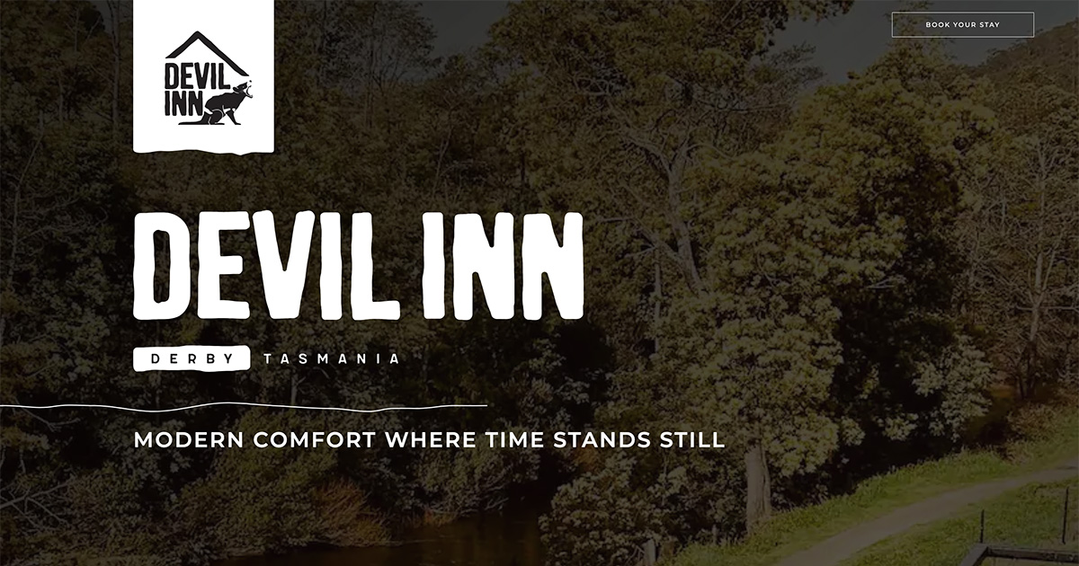 Devil Inn Derby, Tasmania - Experience modern comfort where time stands ...