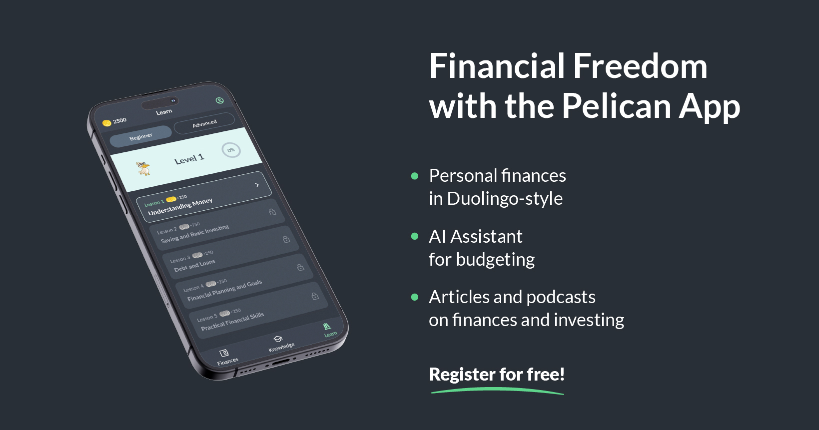 Get Pelican App | Register for free