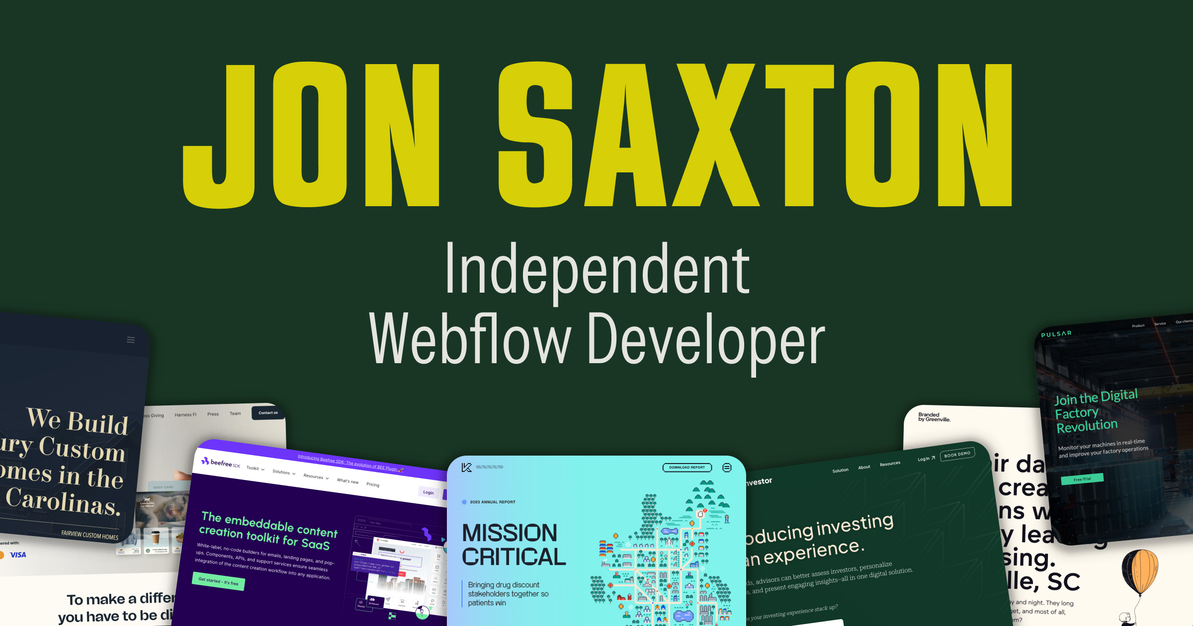 Jon Saxton – Independent Webflow Developer