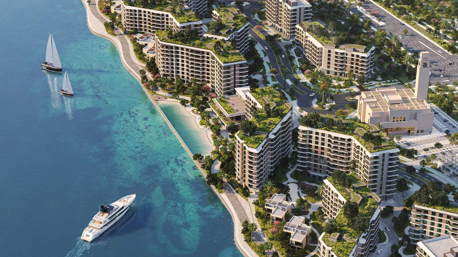 New project by Aldar Properties in Abu Dhabi — Gardenia Bay, Yas Island ...