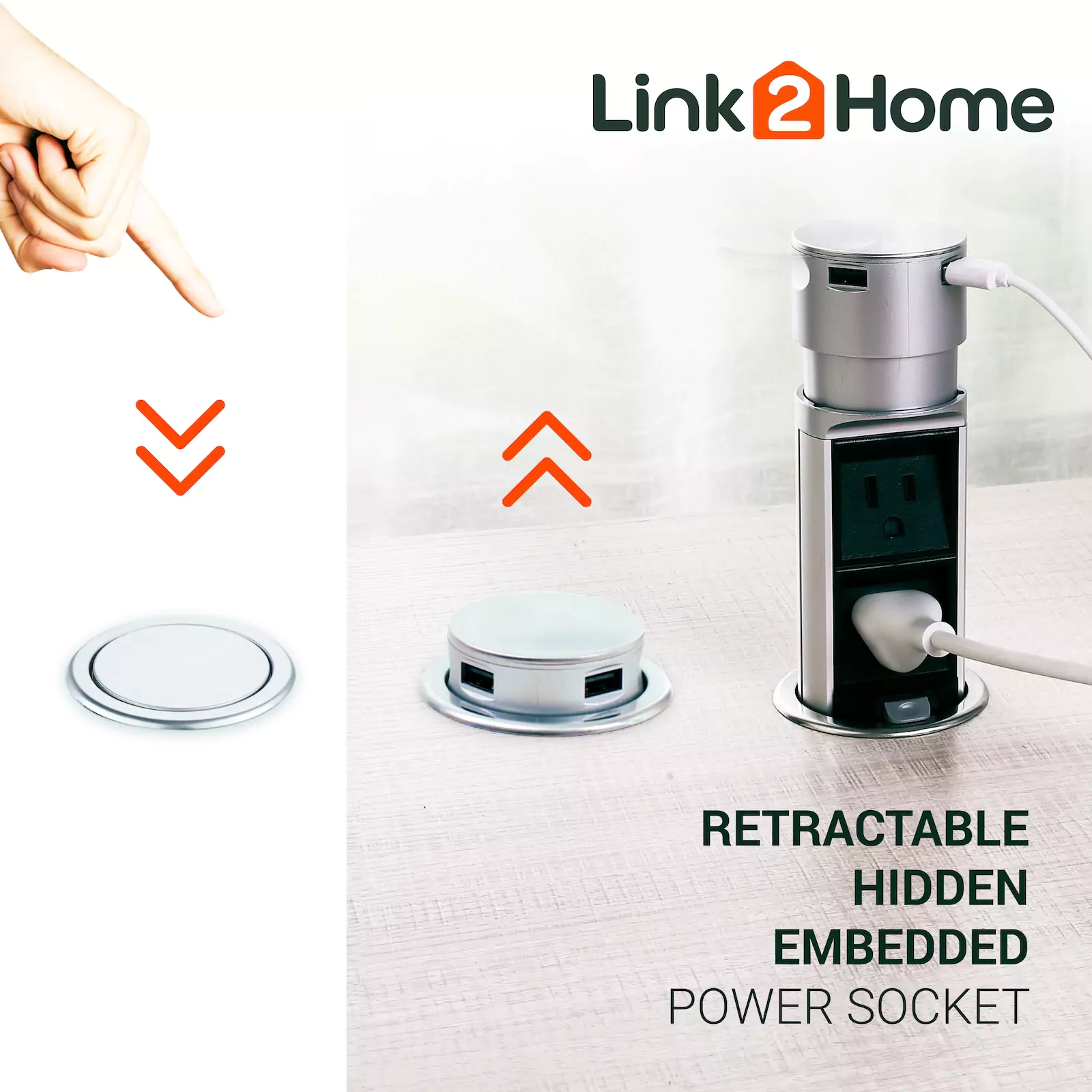 Space Saver Pop Up Outlet Station Link2home