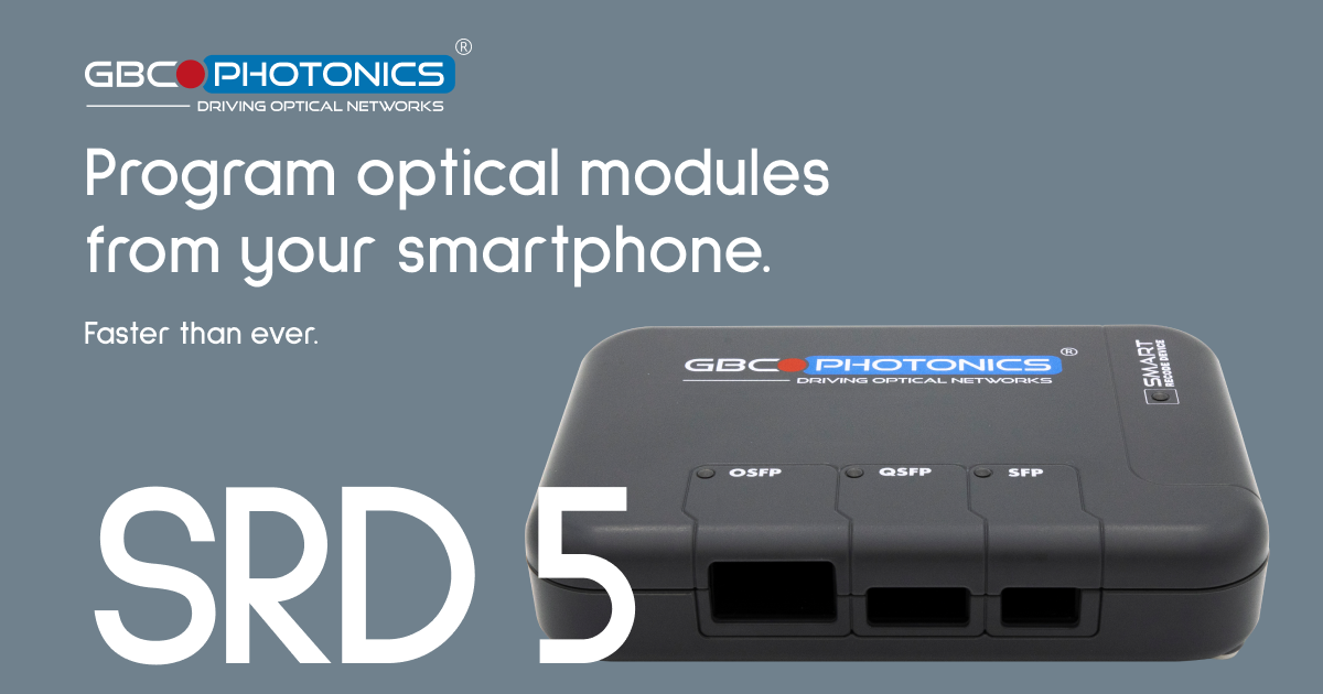 SRD 5 - program optical modules from your smartphone