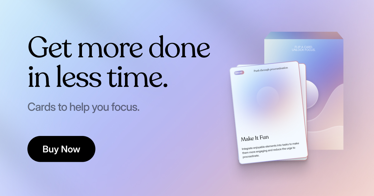 Flowcards – the cheat code to getting more done