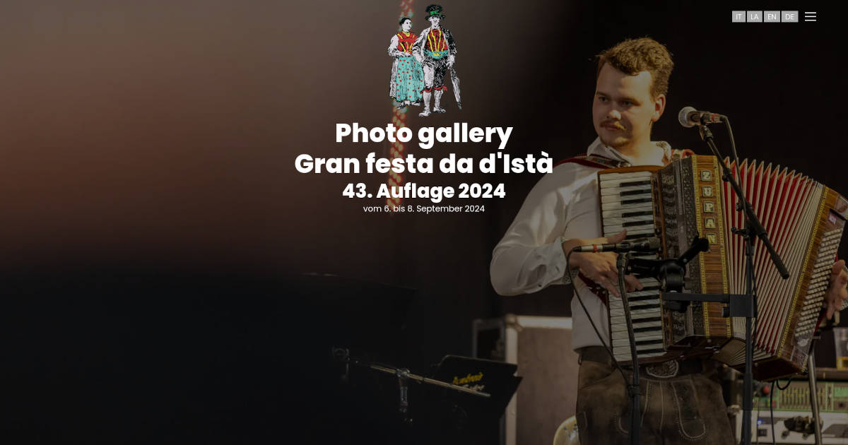 Fotogalerie der Festa da d'Istà in Canazei: Bilder von Musik und Tradition