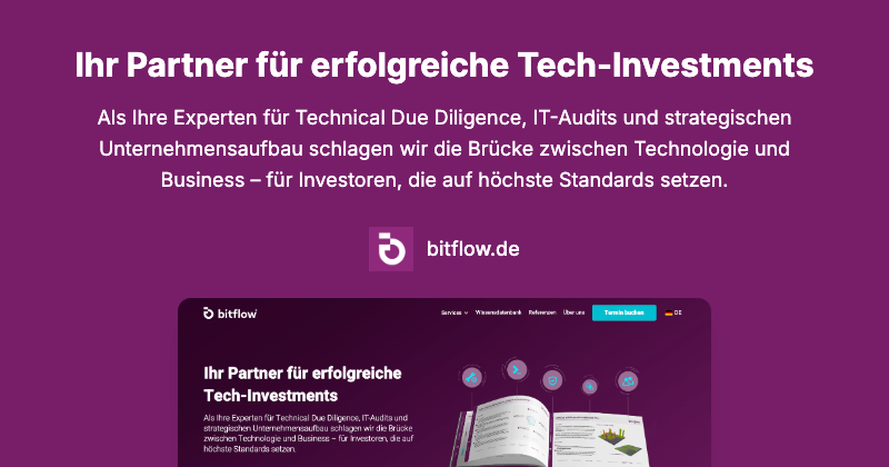 BitFlow - Ihr Partner für erfolgreiche Tech-Investments
